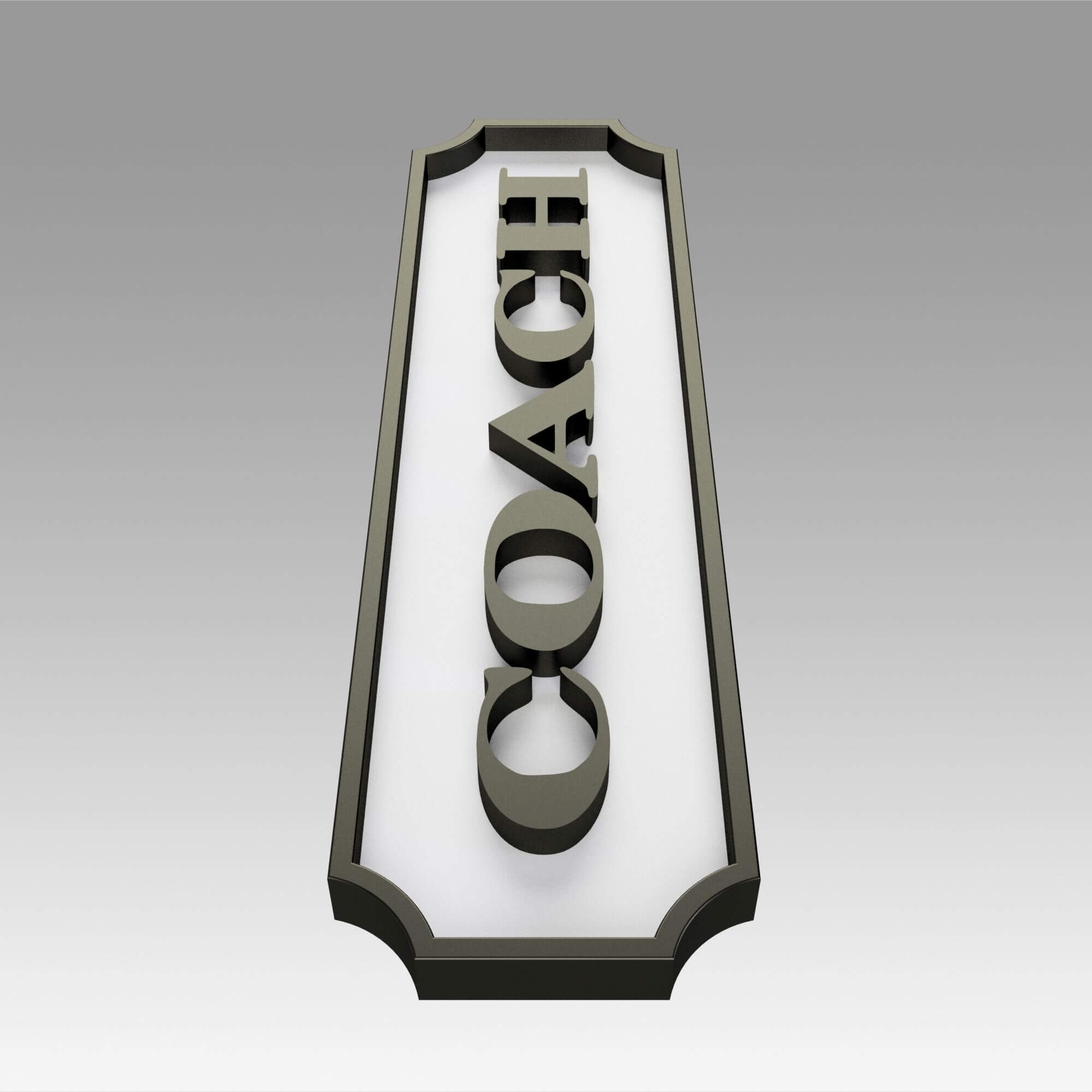 Coach Emblem Logo - 3D Model by Blackeveryday