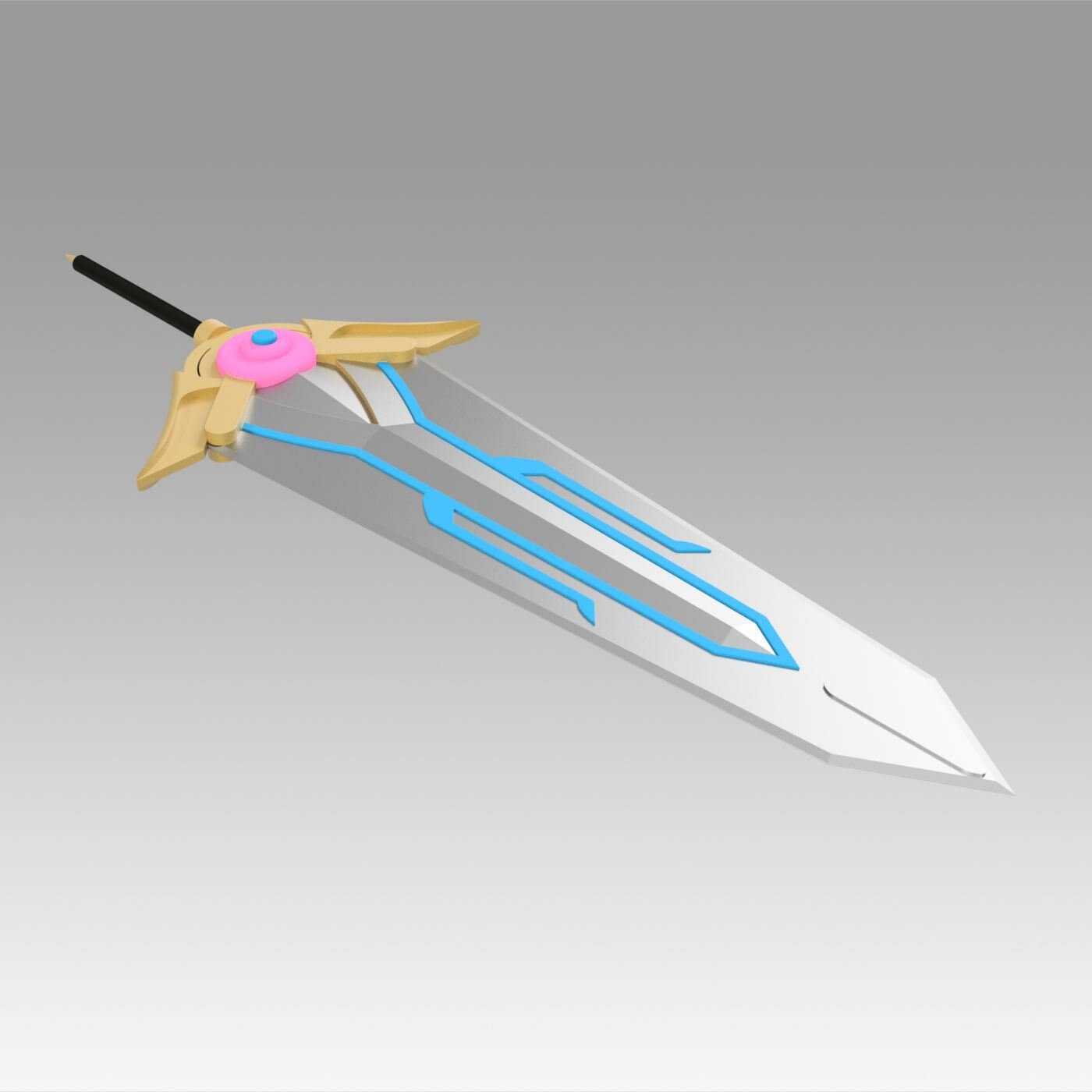 Date A Live Yatogami Tohka Princess Sword - 3D Model by Blackeveryday