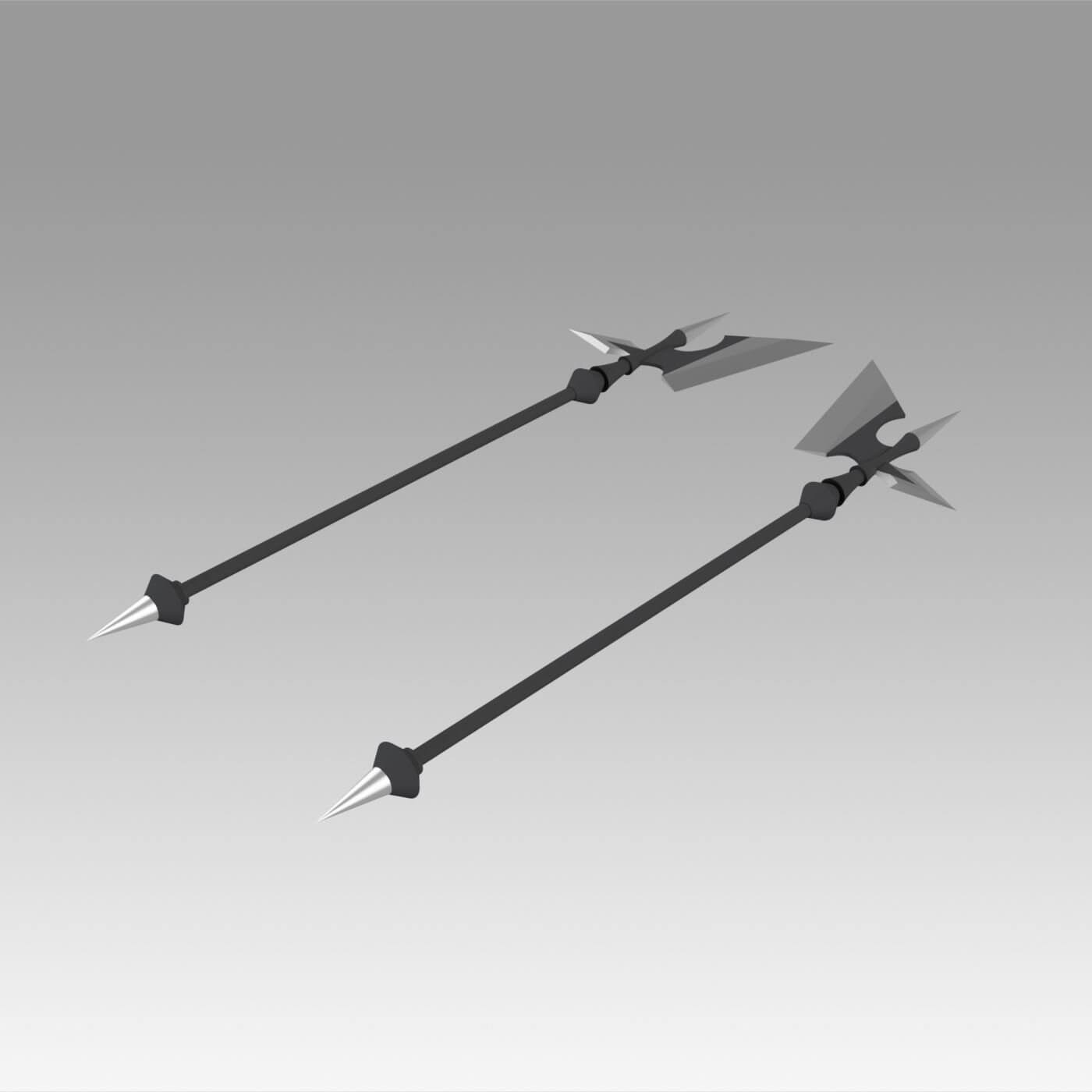 Fate Grand Order Berserker Asterios Sprite 1 Hatchets - 3D Model by ...