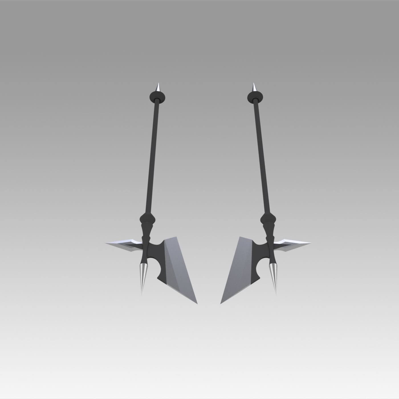Fate Grand Order Berserker Asterios Sprite 1 Hatchets - 3D Model by ...