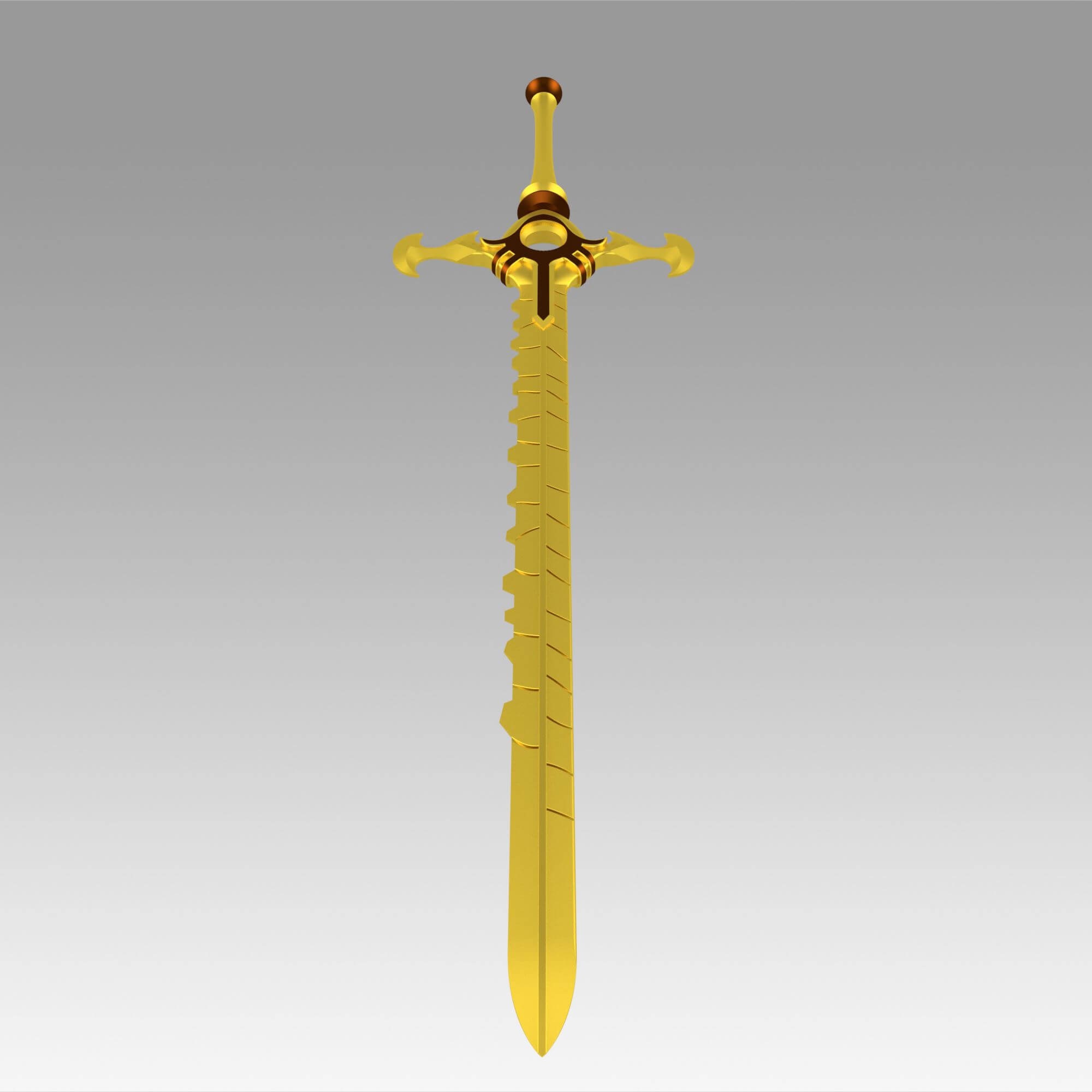 FE Three Houses Male Female Byleth Sword - 3D Print Model by Blackeveryday