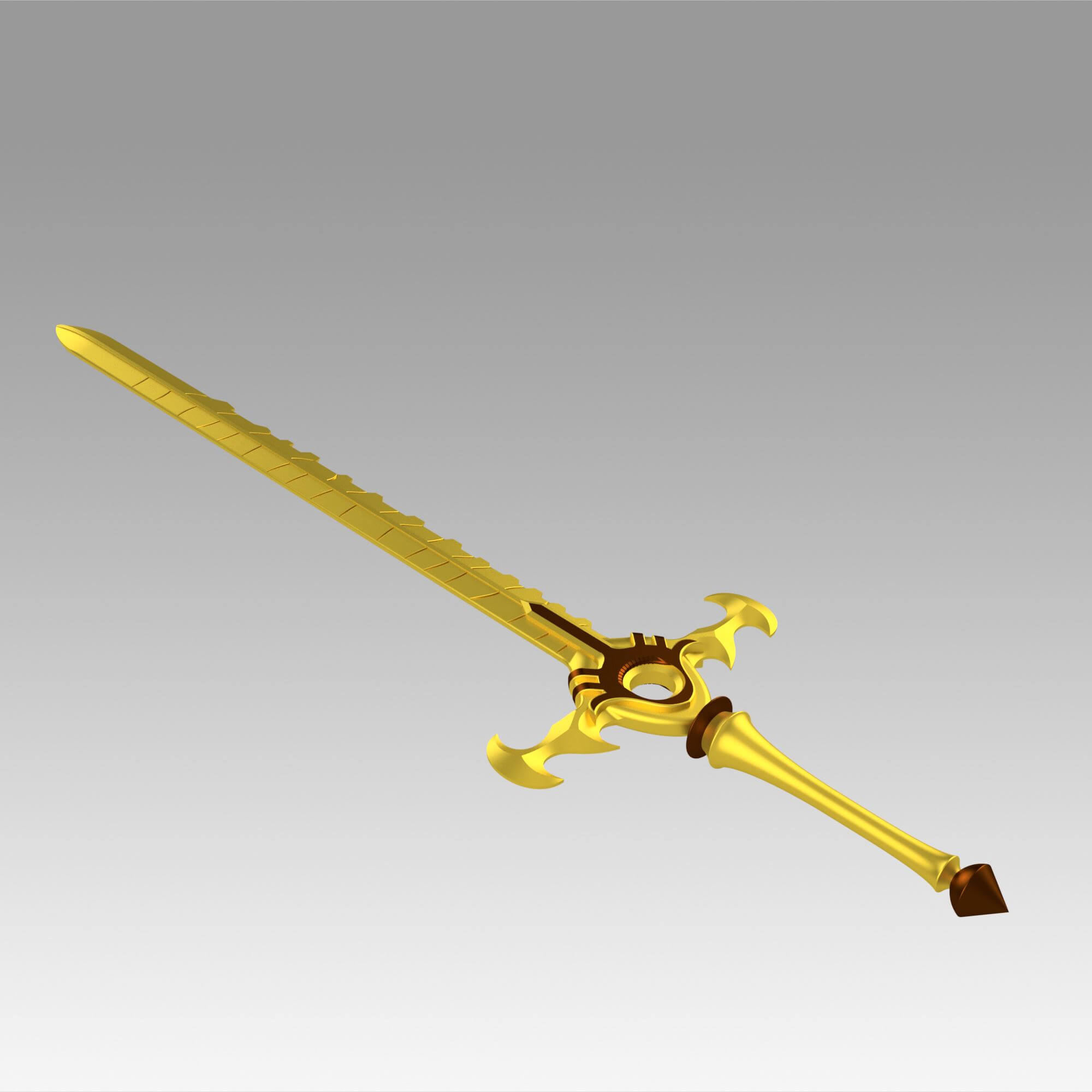 FE Three Houses Male Female Byleth Sword - 3D Print Model by Blackeveryday