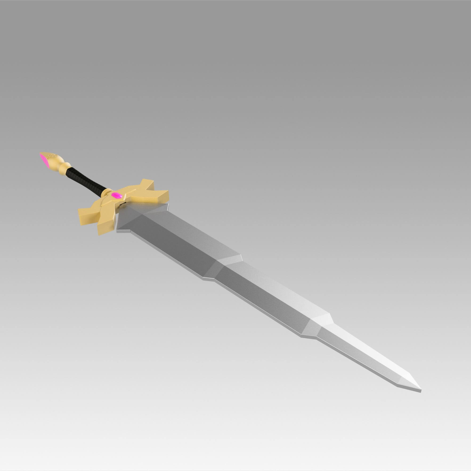 Fire Emblem Binding Blade Eckesachs Sword - 3D Print Model by Blackeveryday