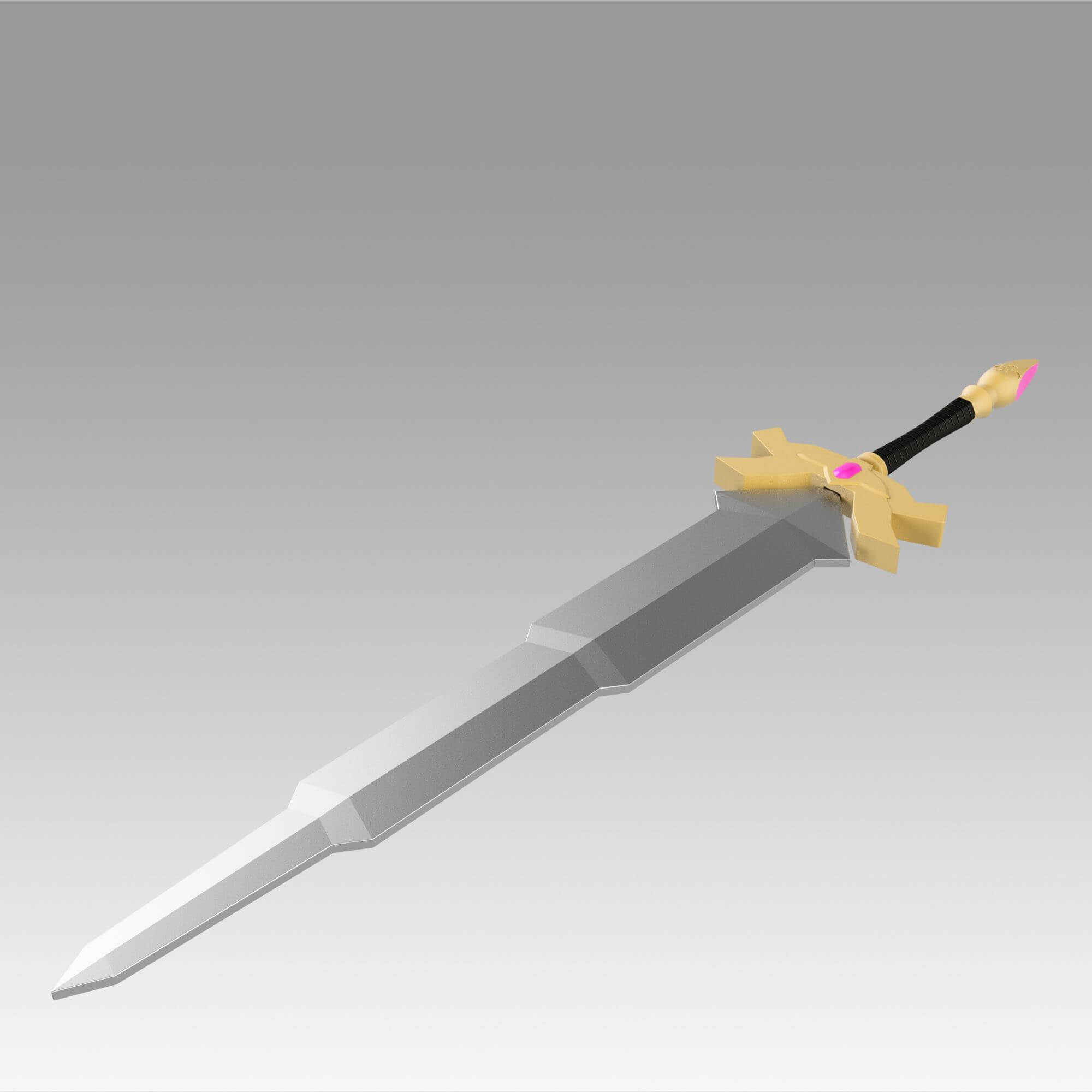 Fire Emblem Binding Blade Eckesachs Sword - 3D Model by Blackeveryday
