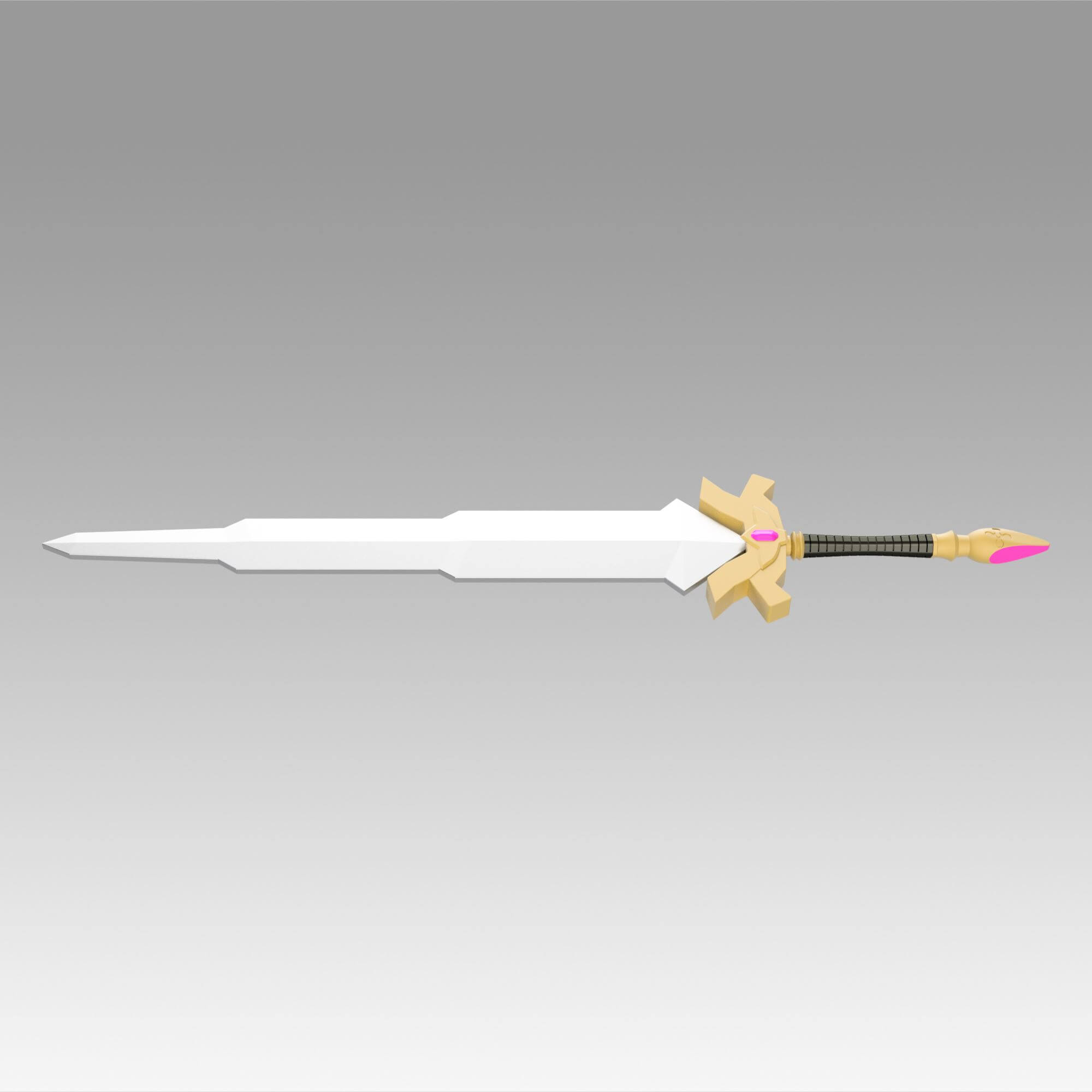 Fire Emblem Binding Blade Eckesachs Sword - 3D Print Model by Blackeveryday