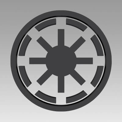 Star Wars Galactic Republic Symbol - 3D Model by Blackeveryday