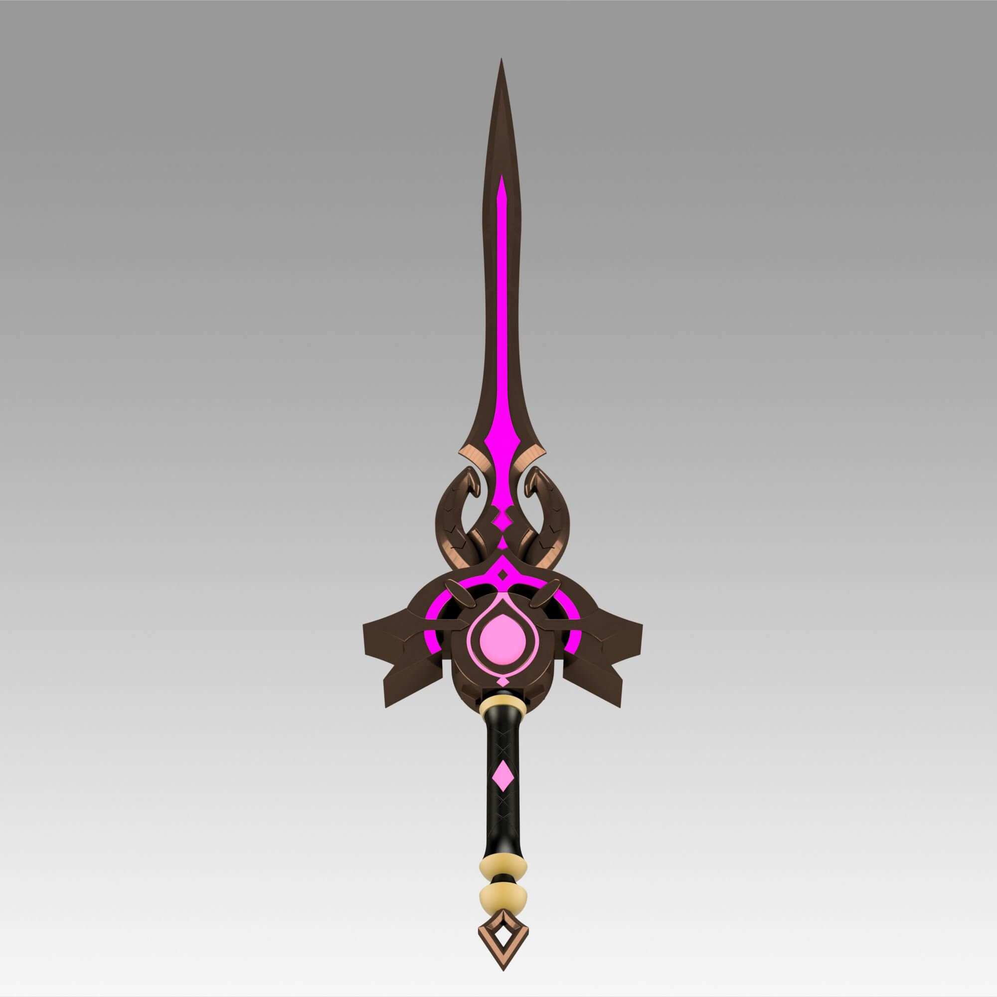 Genshin Impact Festering Desire Kaeya Traveler Sword - 3D Model by ...