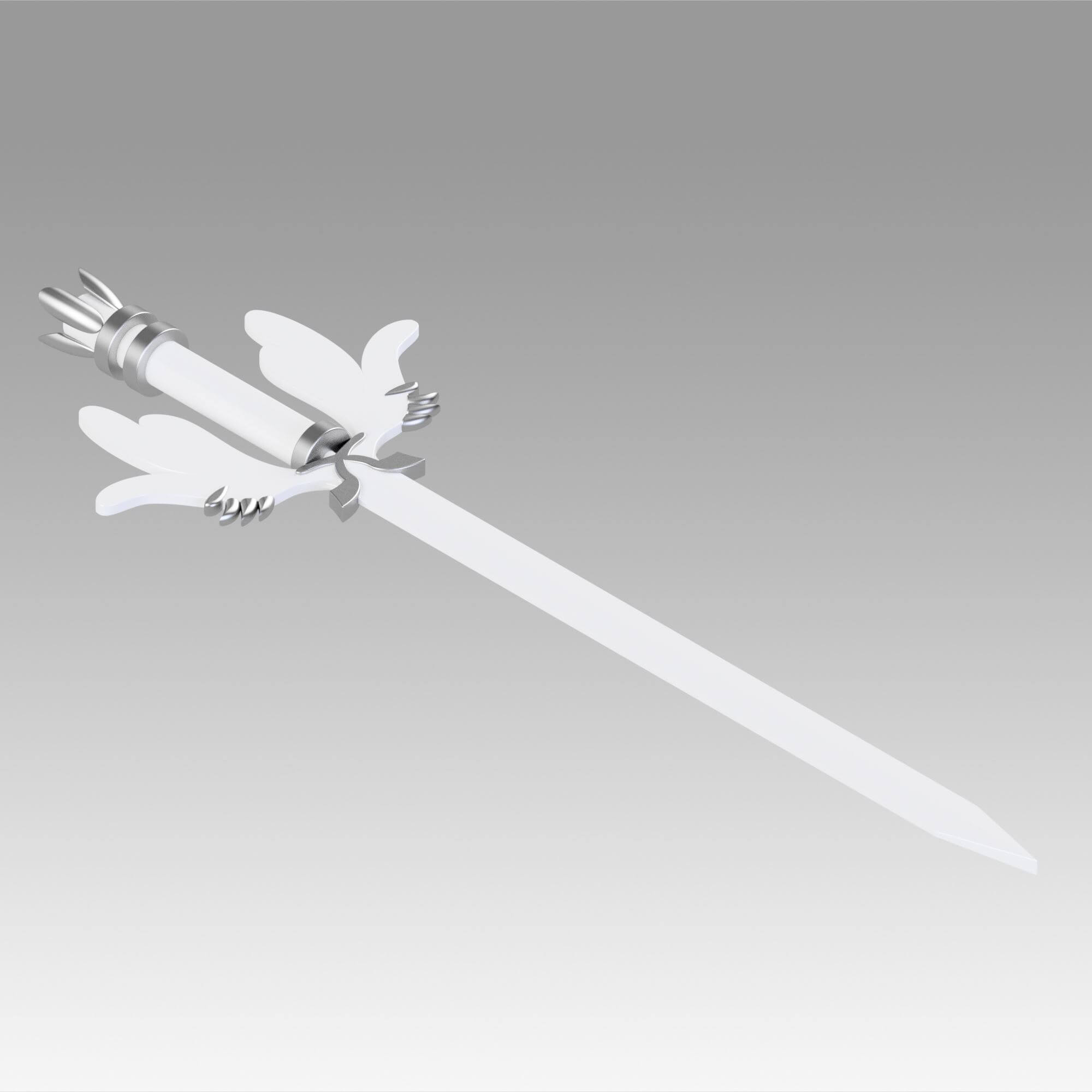 PM PM Reshiram Sword Cosplay - 3D Model by Blackeveryday