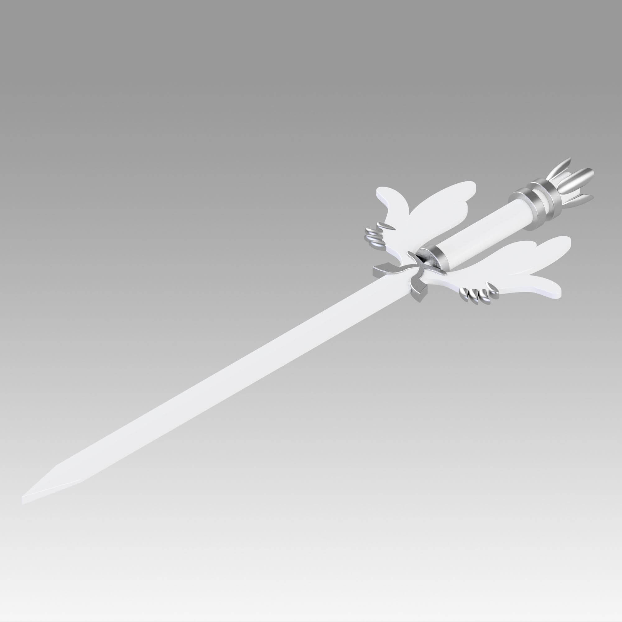 PM PM Reshiram Sword Cosplay - 3D Model by Blackeveryday