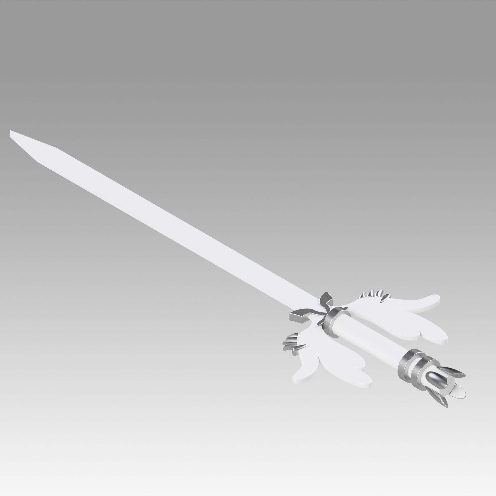 PM PM Reshiram Sword Cosplay - 3D Model by Blackeveryday