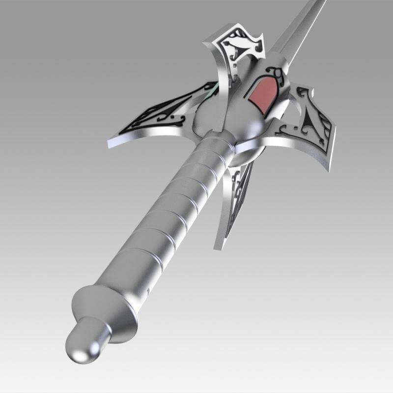 RWBY Weiss Schnee Rapier Myrtenaster - 3D Model by Blackeveryday