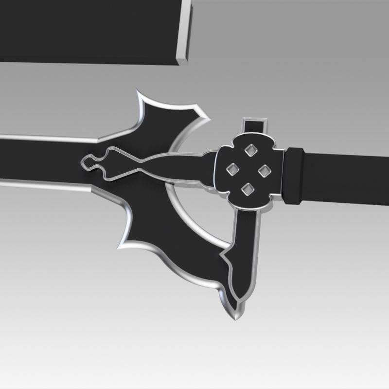 SAO Kirito Elucidator Sword - 3D Model by Blackeveryday
