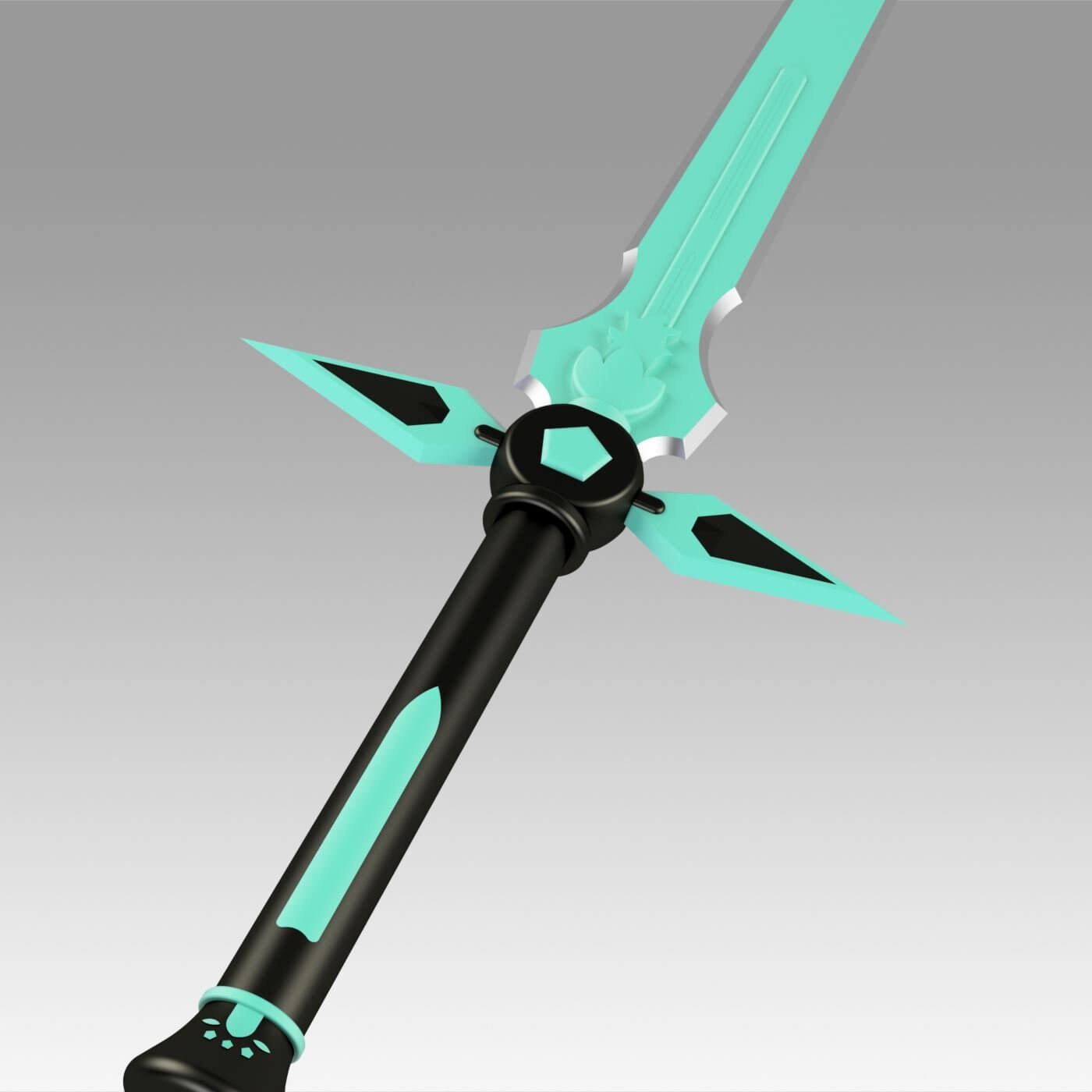 Sao Kirtos Dark Repulser Sword - 3D Model by Blackeveryday