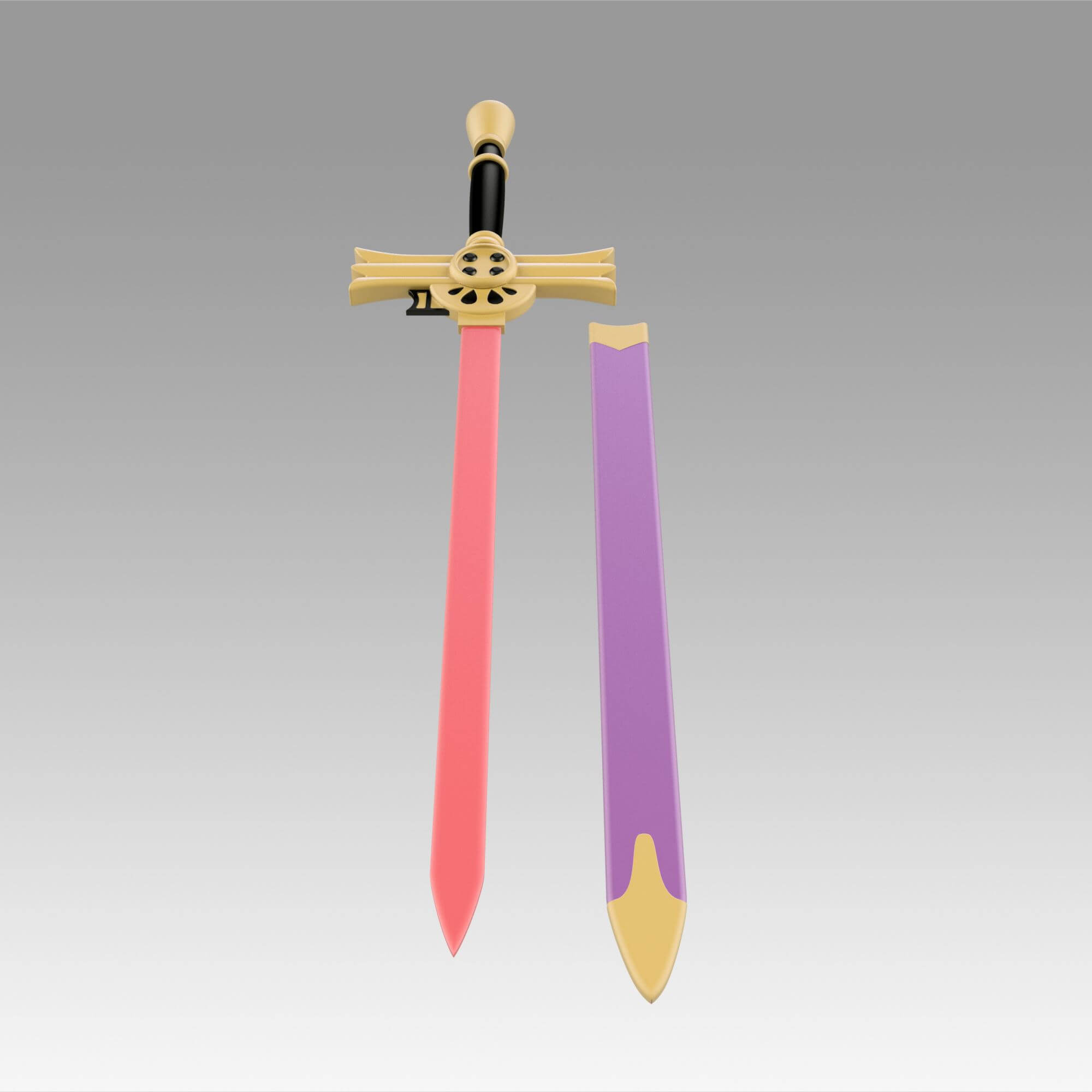 Seraph of The End Mikaela Hyakuya Sword - 3D Model by Blackeveryday