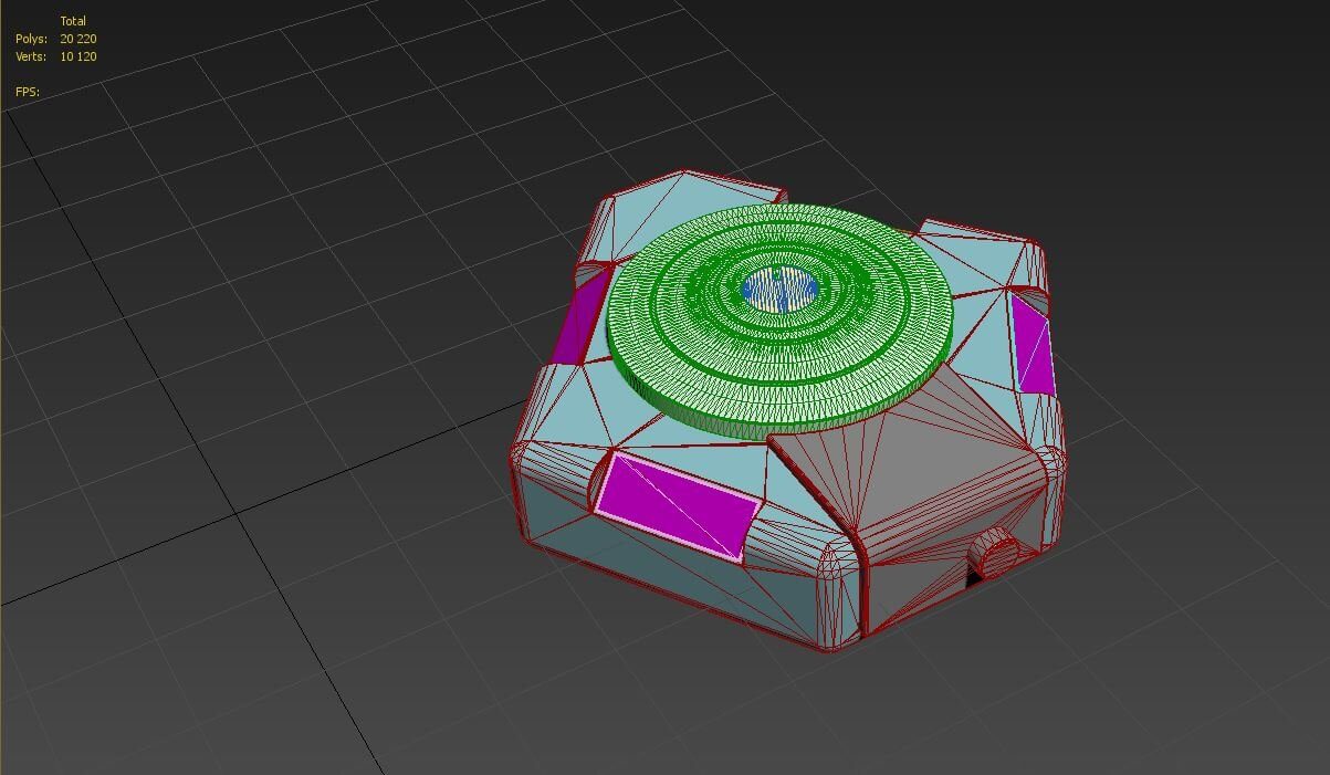 Star Trek Deep Space Nine Cortical Stimulator - 3D Model by Blackeveryday