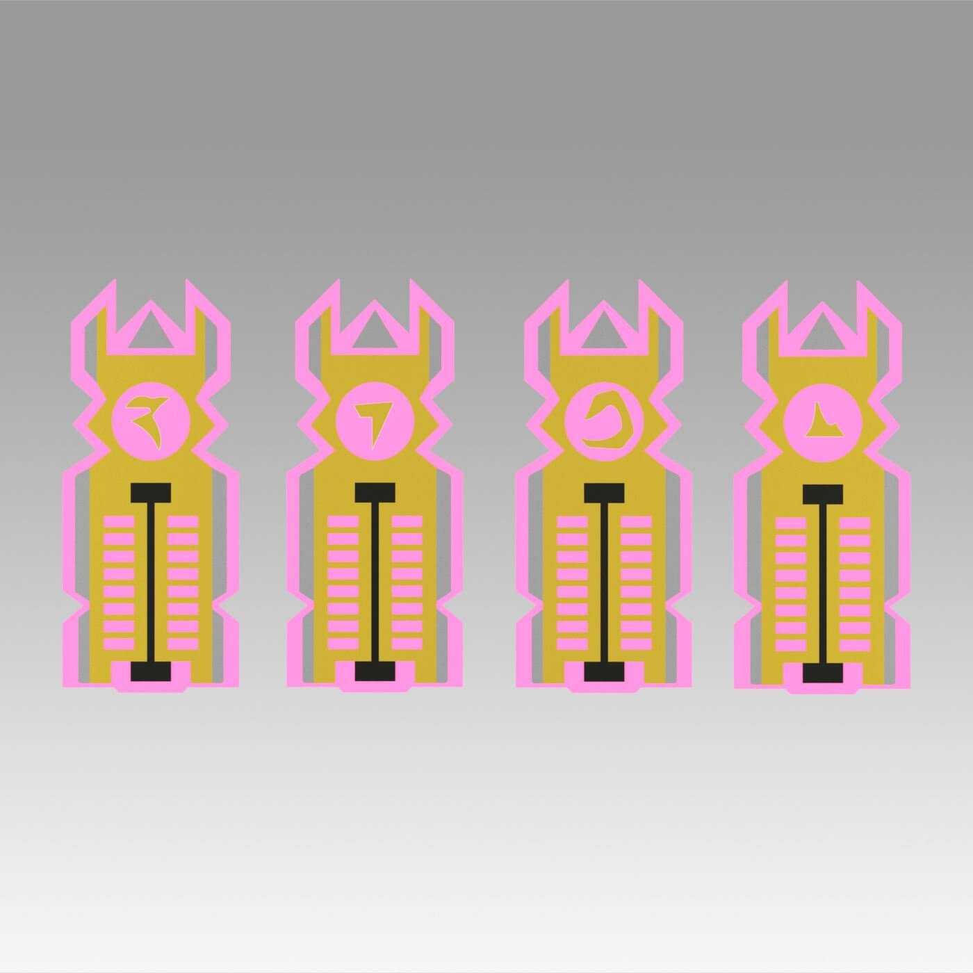 Star Trek Generations Klingon Isolinear Optical Chips - 3D Model by ...