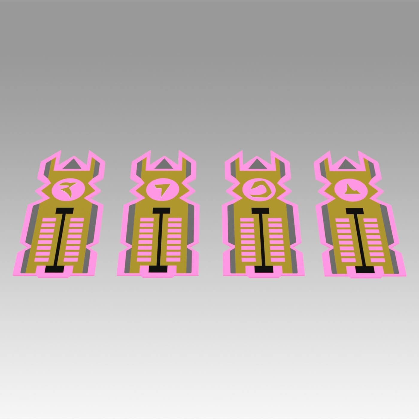 Star Trek Generations Klingon Isolinear Optical Chips - 3D Model by ...