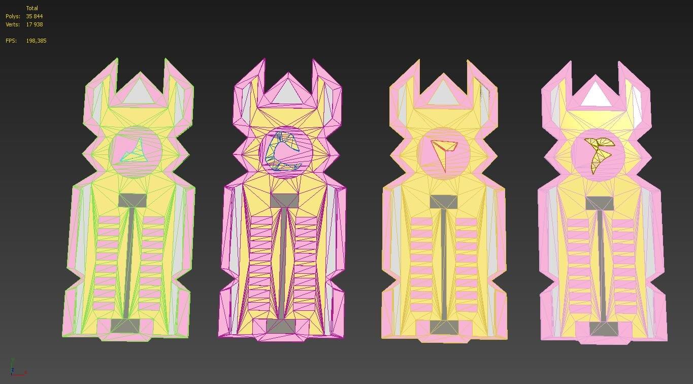 Star Trek Generations Klingon Isolinear Optical Chips - 3D Model by ...