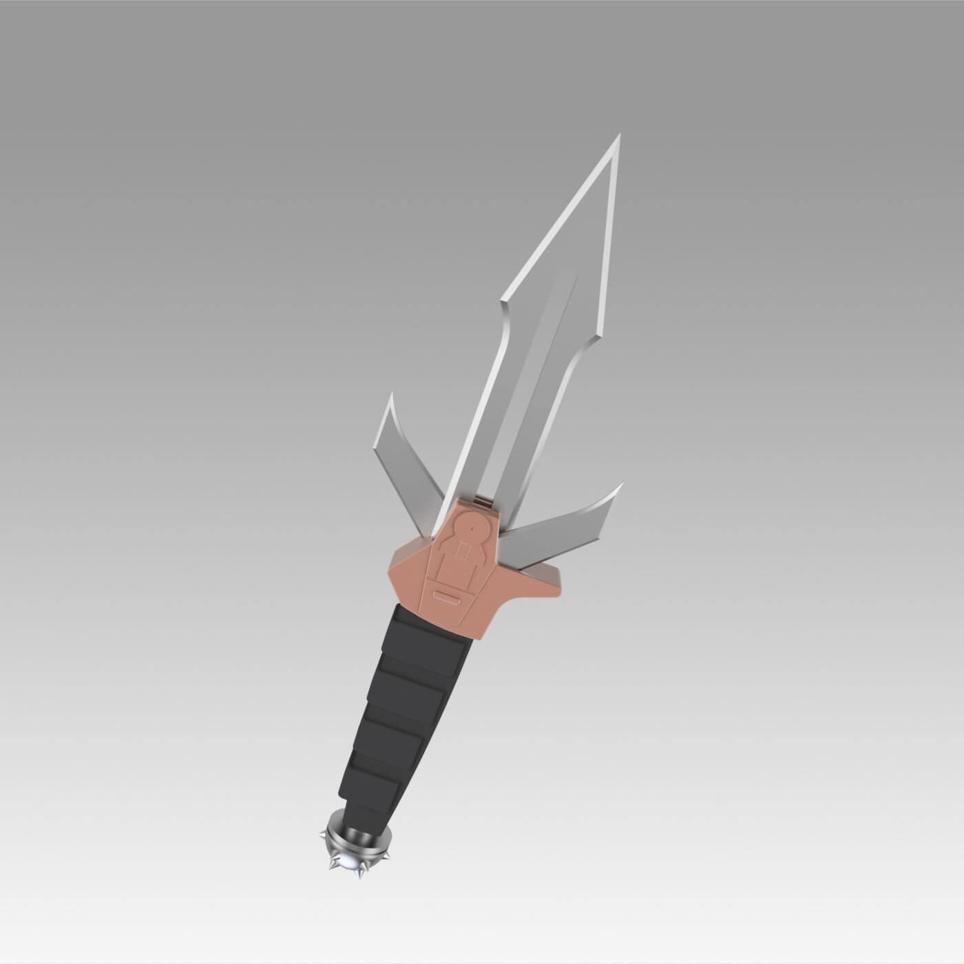 Star Trek Klingon DK Tahg Knife - 3D Model by Blackeveryday