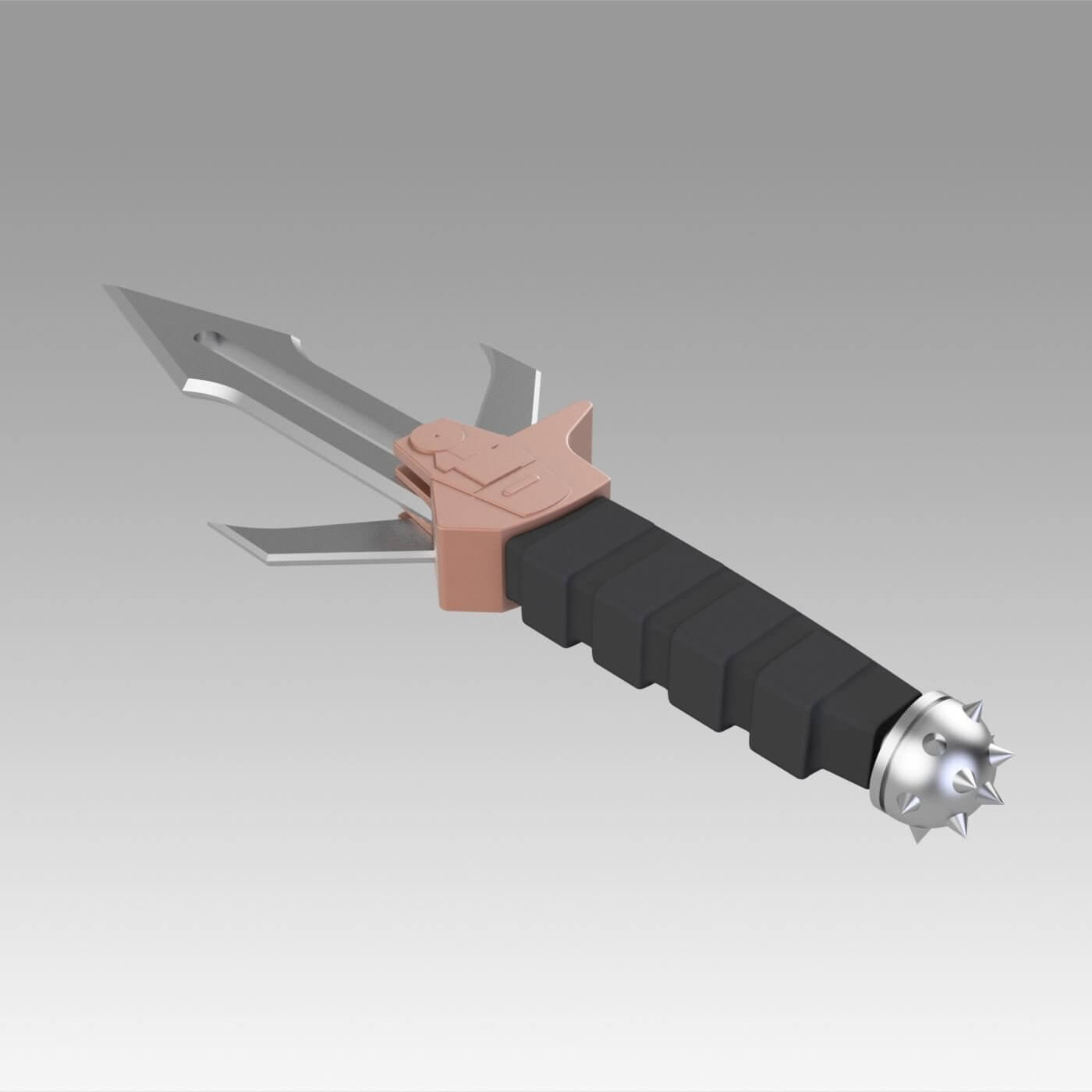 Star Trek Klingon DK Tahg Knife - 3D Model by Blackeveryday