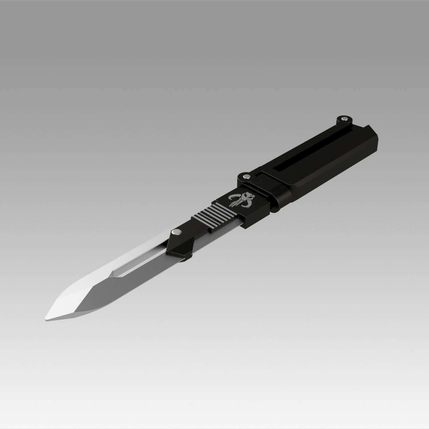Star Trek Mandalorian Knife Vibroblade - 3D Model by Blackeveryday