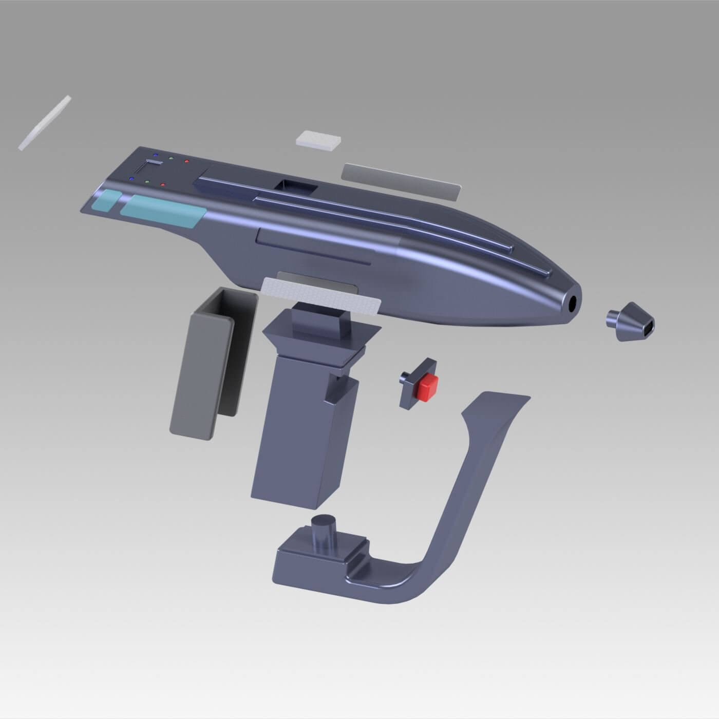 Star Trek The Next Generation Romulan Disruptor - 3D Model by Blackeveryday