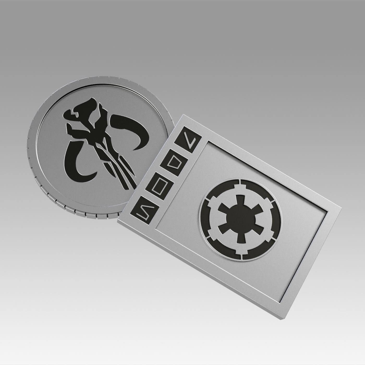 Star Wars Galactic Currency from Sabacc Table - 3D Model by Blackeveryday