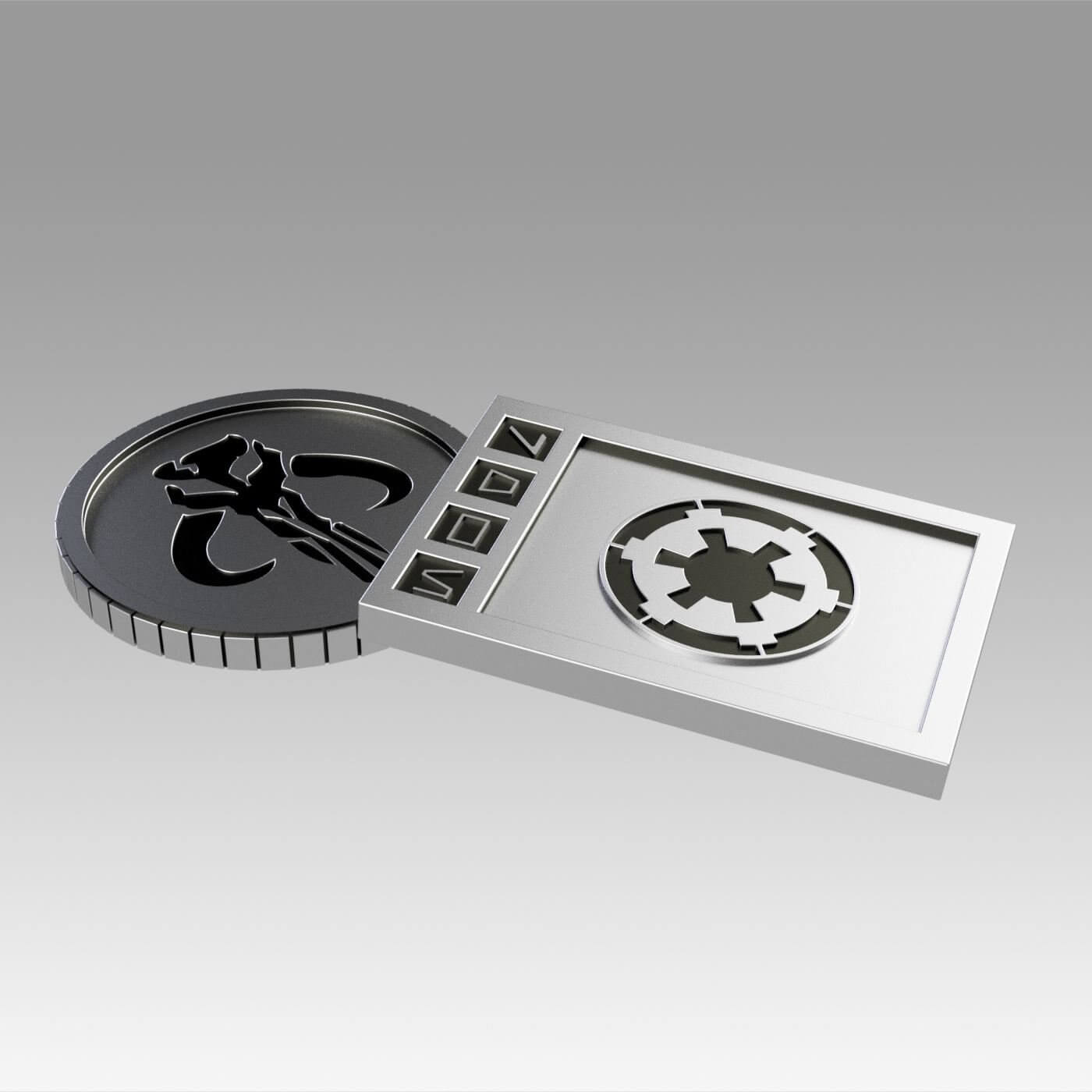 Star Wars Galactic Currency from Sabacc Table - 3D Model by Blackeveryday