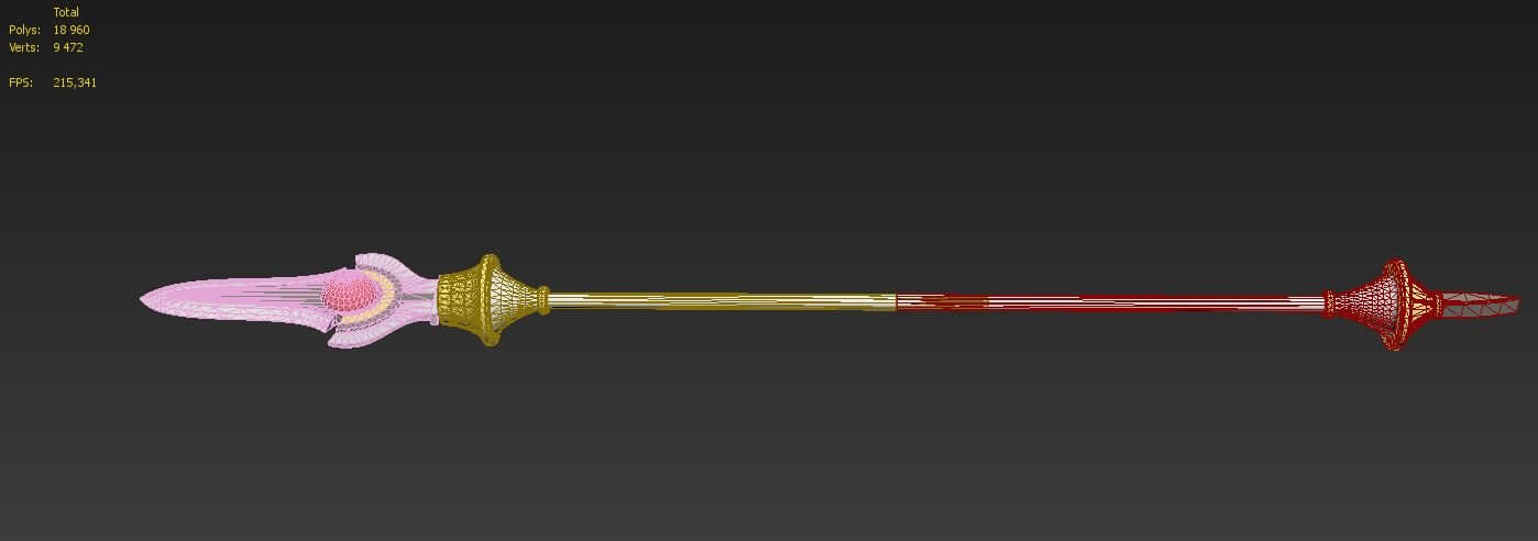 The Rising of The Shield Hero Motoyasu Kitamura Spear - 3D Model by ...