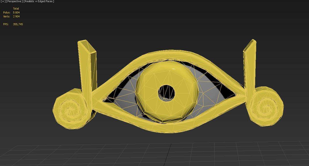 Yu-Gi-Oh Yugioh Duel Monsters Isis Ishtar Necklace 3D Model by ...