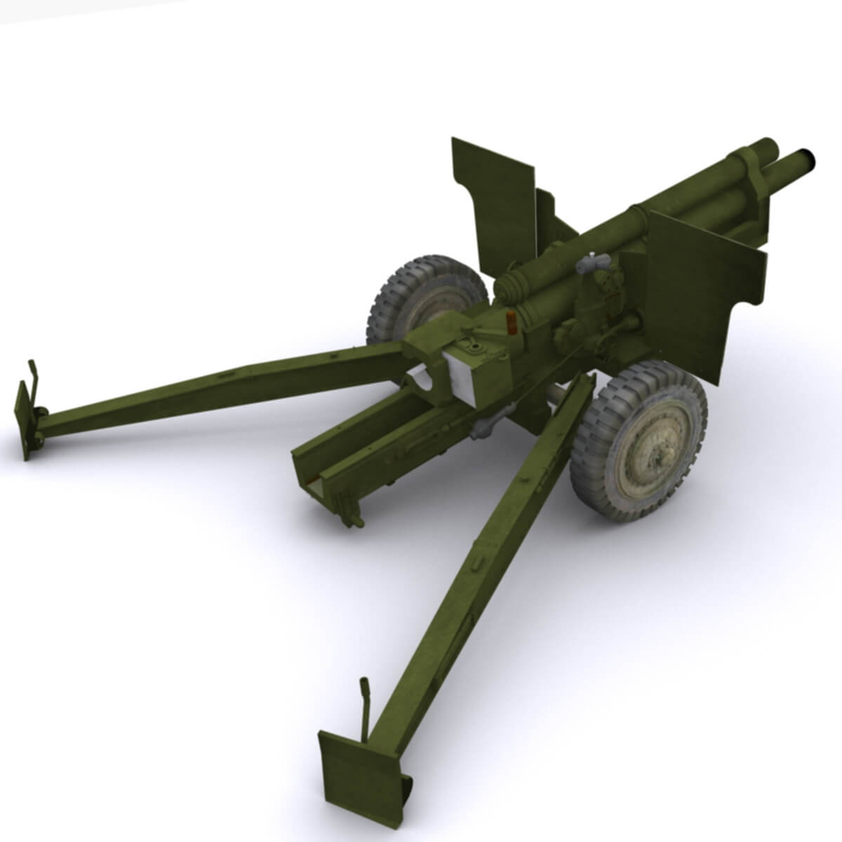 105 Howitzer - 3D Model by blackraven37