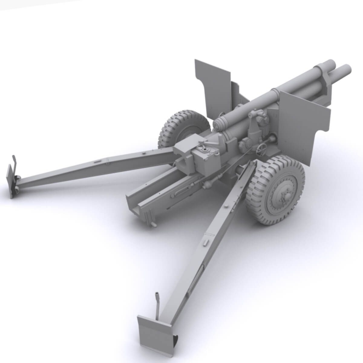 105 Howitzer - 3D Model by blackraven37