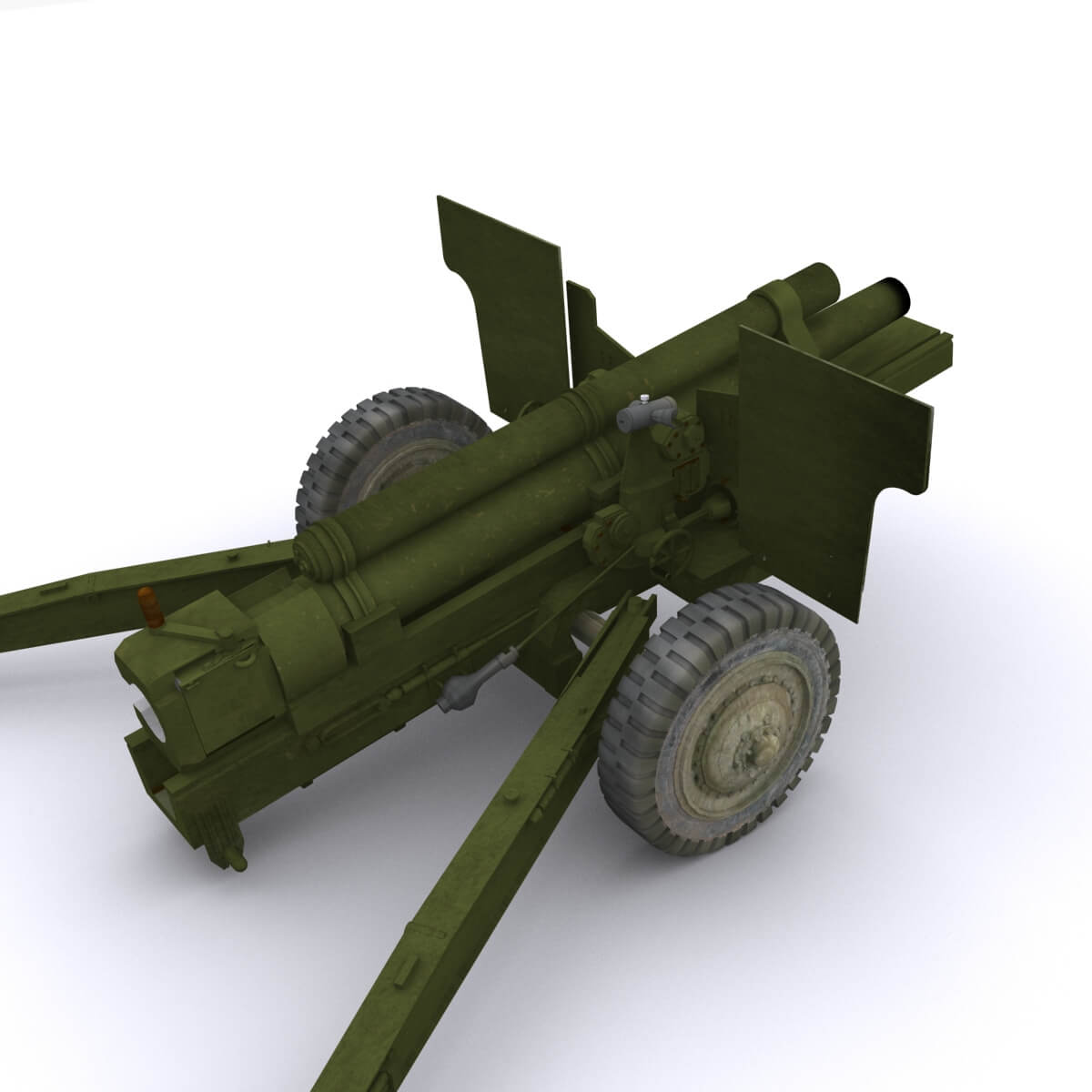105 Howitzer - 3D Model by blackraven37