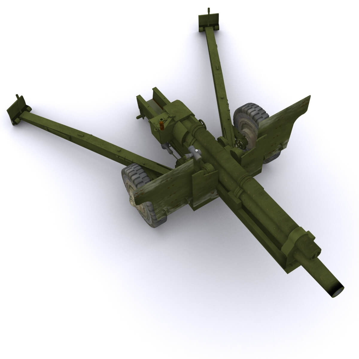 105 Howitzer - 3D Model by blackraven37