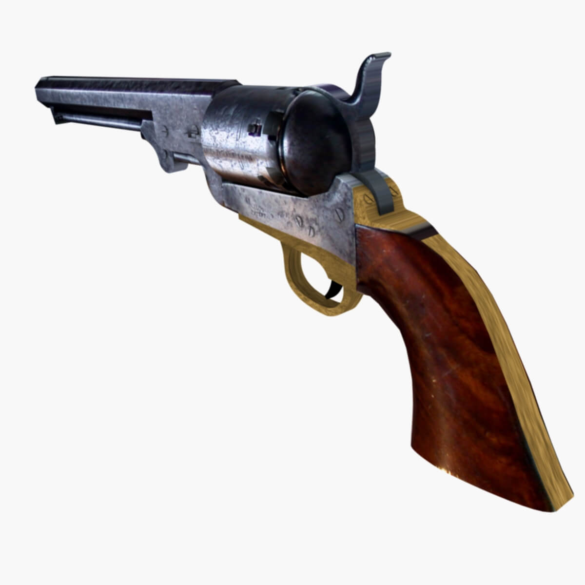 1851 Colt Navy Revolver - 3D Model by blackraven37