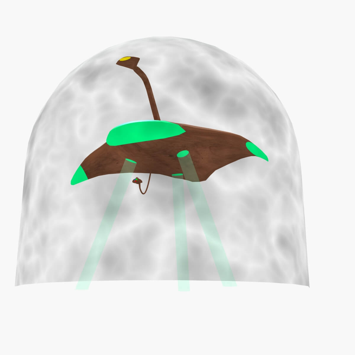 1953 Martian War Machine - 3D Model by blackraven37