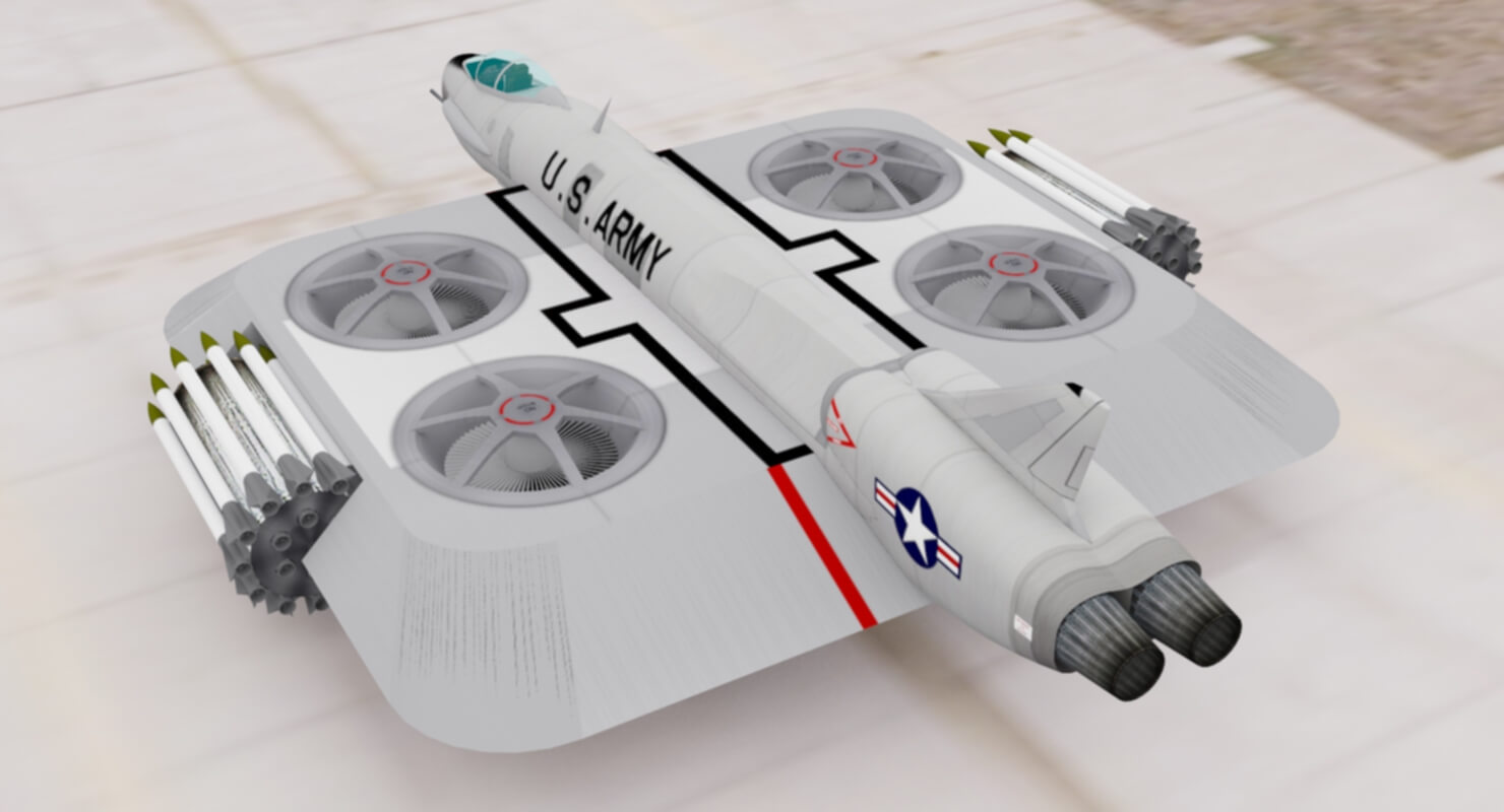 1969 Hoverjet Concept - 3D Model by blackraven37