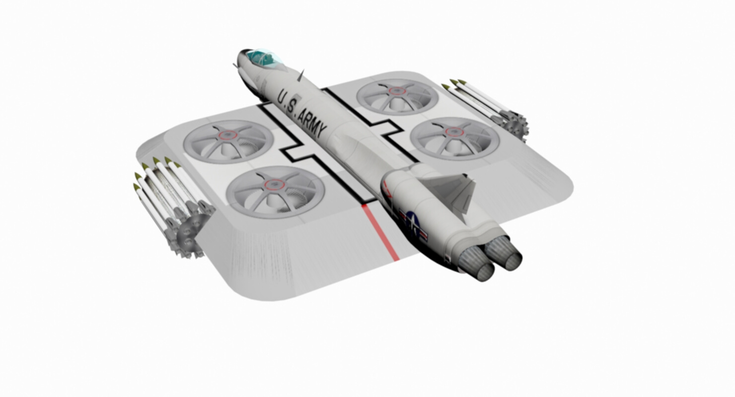 1969 Hoverjet Concept - 3D Model by blackraven37