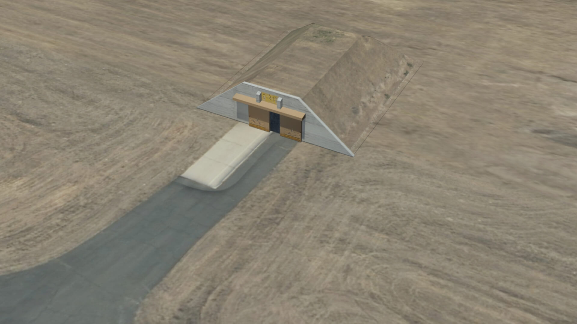 Low Poly,Ammunition Bomb Dump - 3D Model by blackraven37