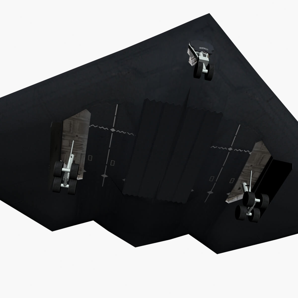 B-2 Stealth Bomber 3D Model by blackraven37