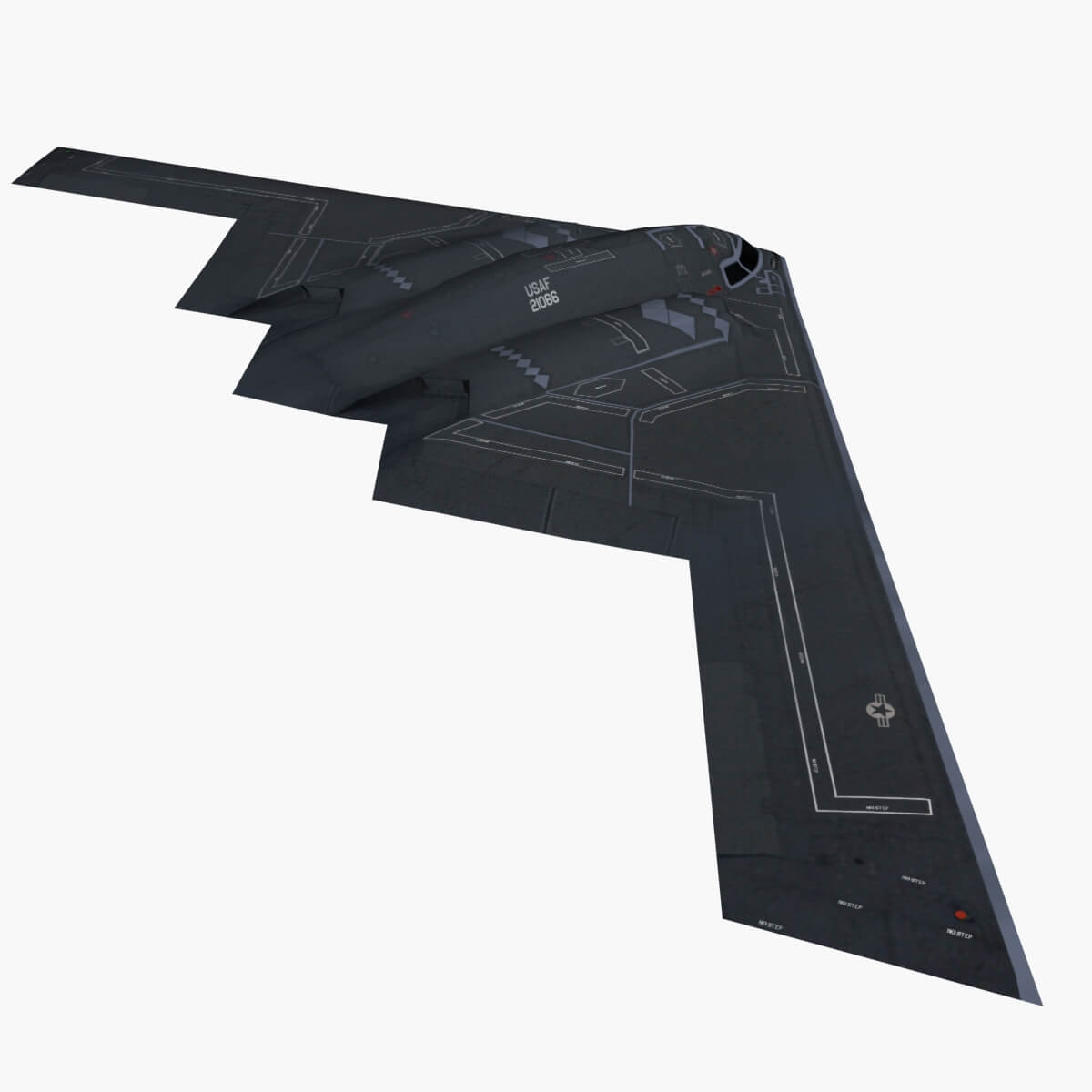 B-2 Stealth Bomber 3D Model by blackraven37