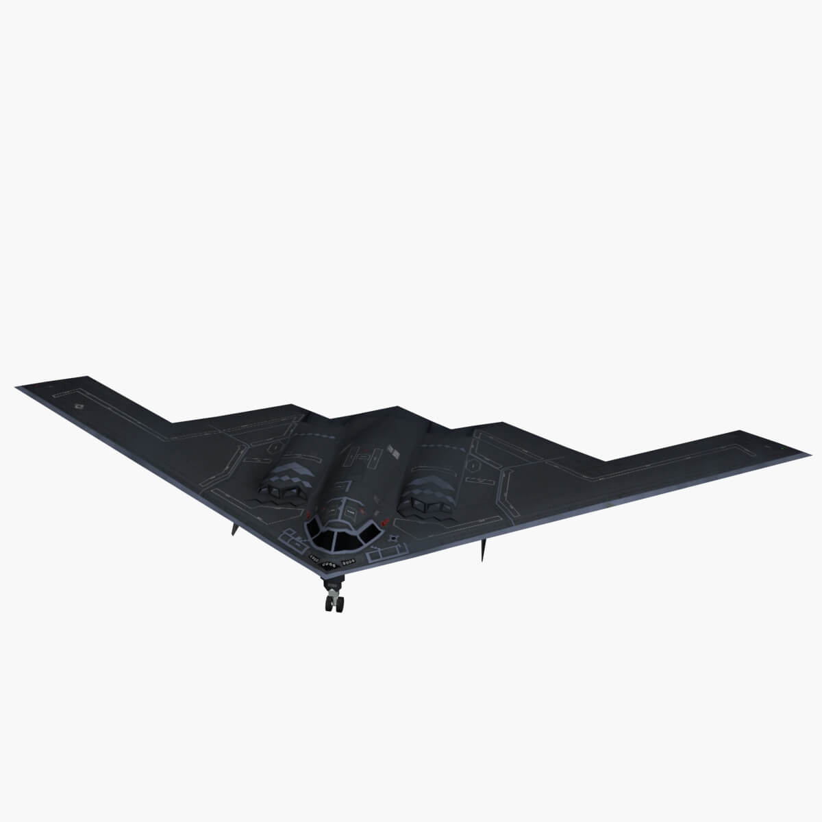 B-2 Stealth Bomber 3D Model by blackraven37