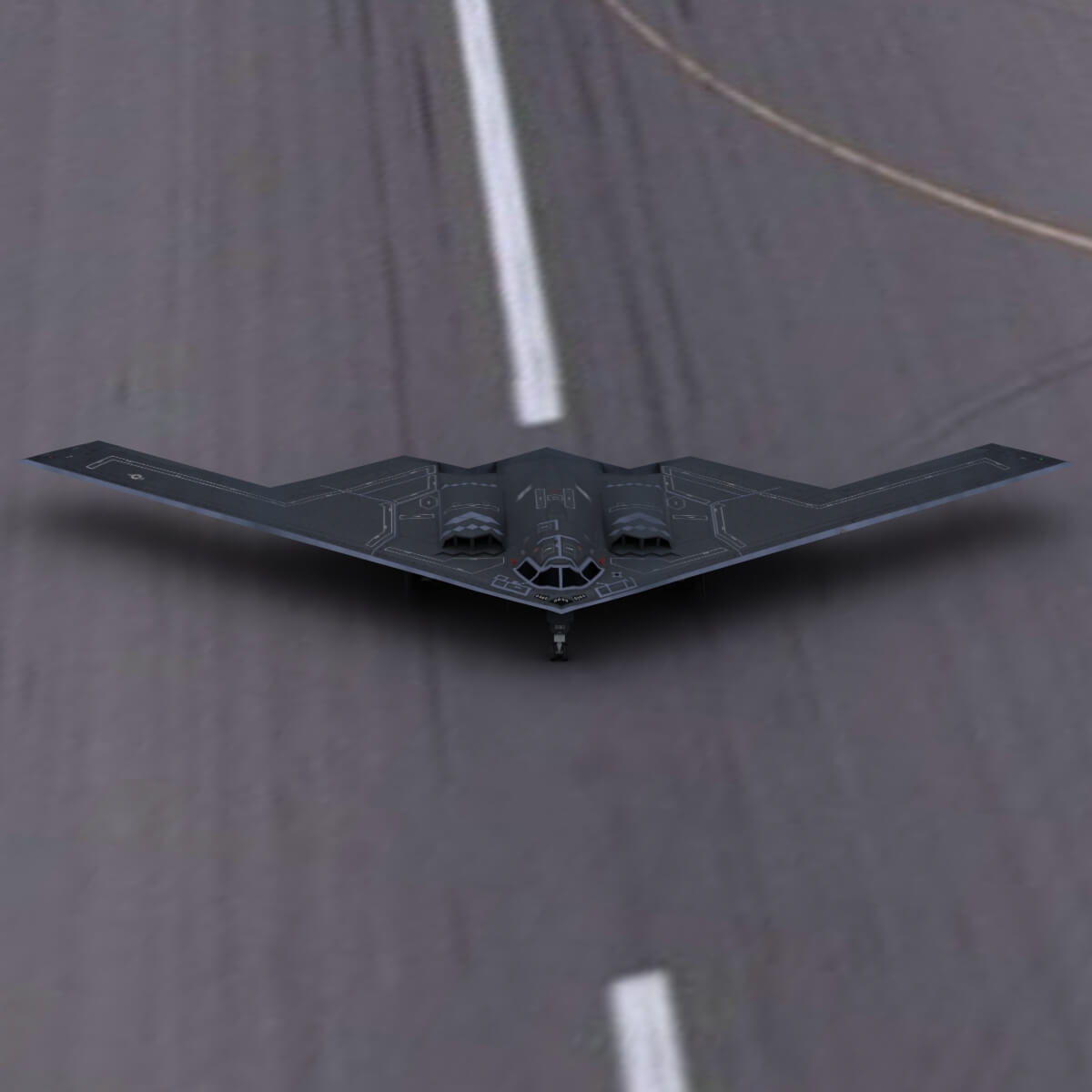 B-2 Stealth Bomber 3D Model by blackraven37