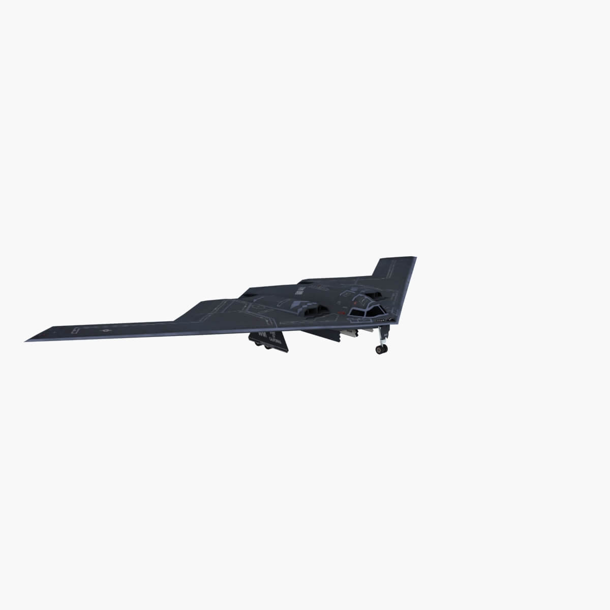 B-2 Stealth Bomber 3D Model by blackraven37
