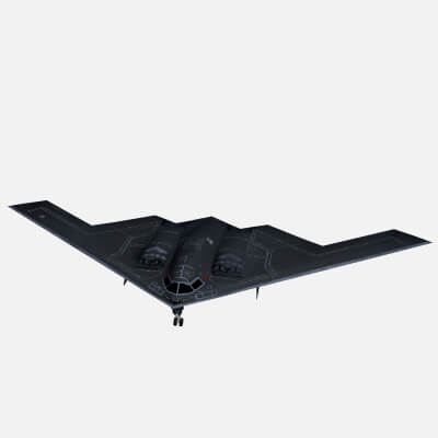 B-2 Stealth Bomber 3D Model by blackraven37