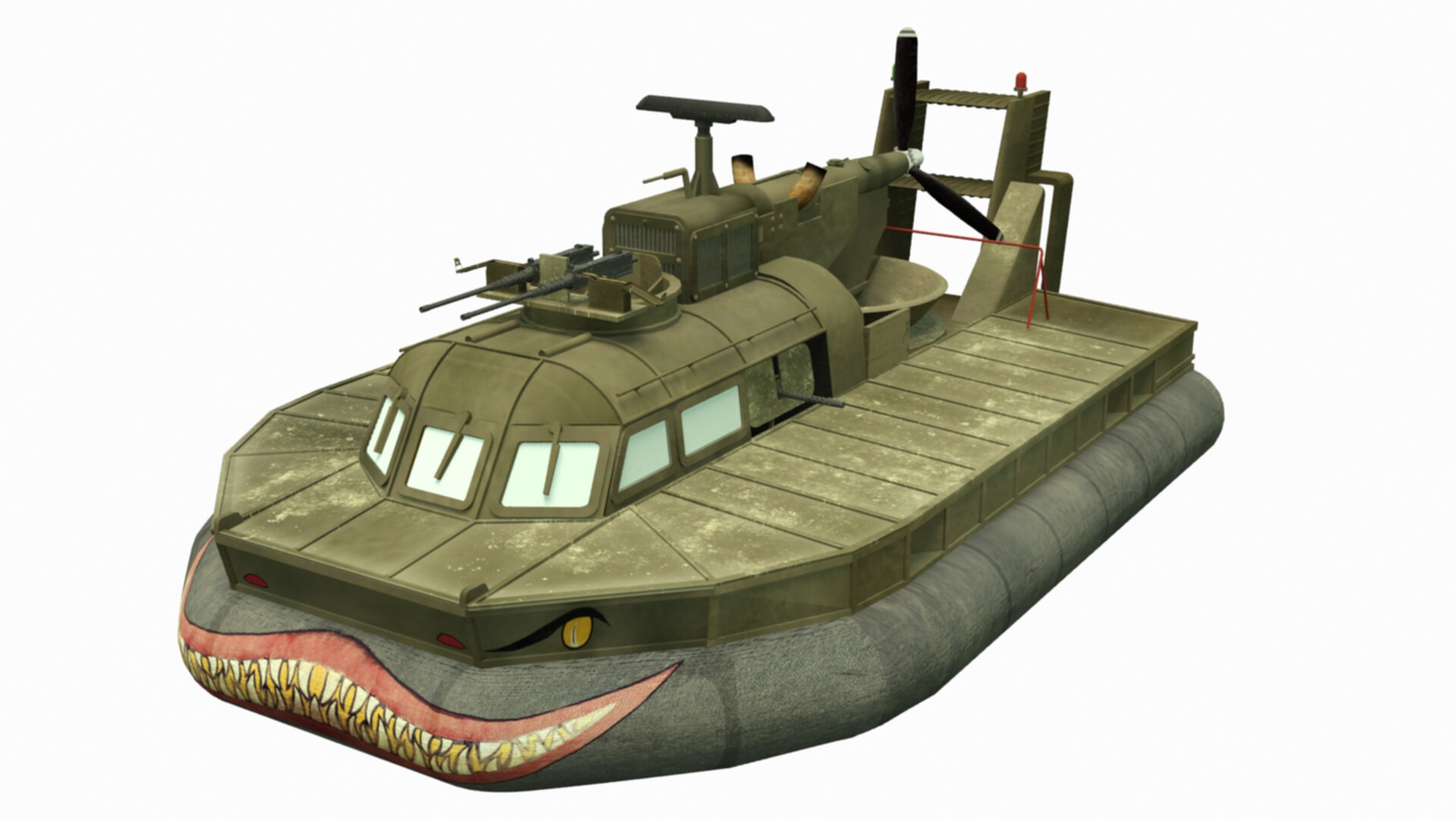 SK-5 Hovercraft 3D Model by blackraven37