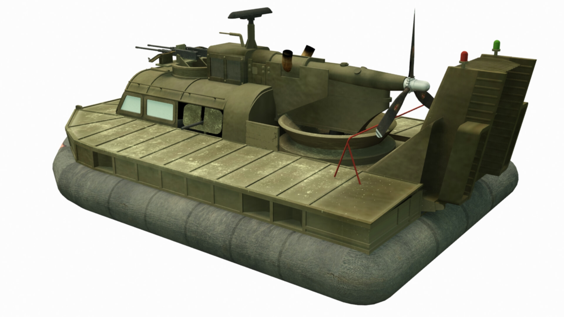 SK-5 Hovercraft 3D Model by blackraven37