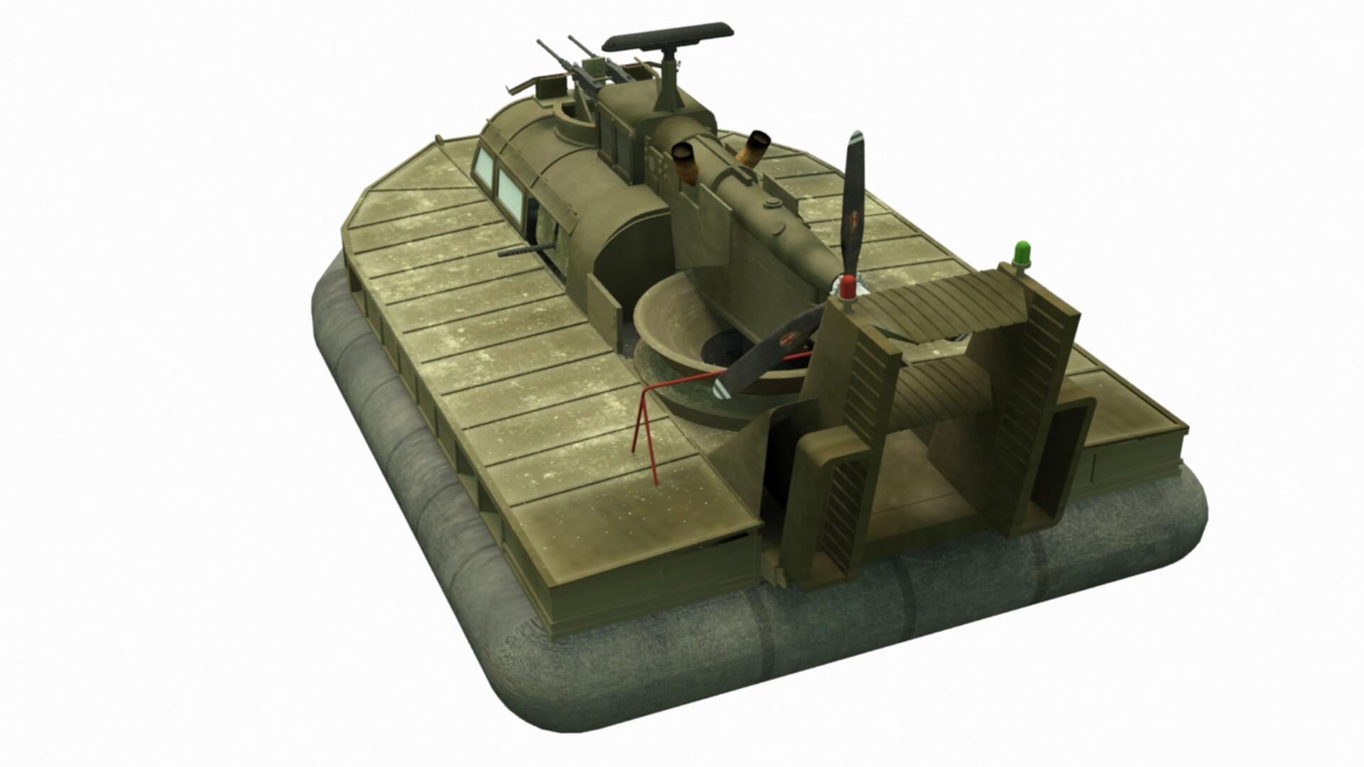 SK-5 Hovercraft 3D Model by blackraven37