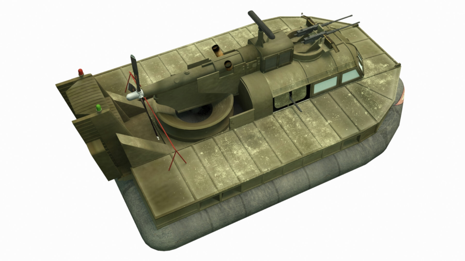 SK-5 Hovercraft 3D Model by blackraven37