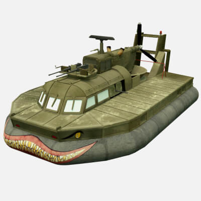 3D Models | Military | Hovercrafts | RenderHub